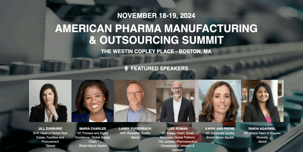 9th Annual American Pharma Manufacturing & Outsourcing Summit - Afton ...